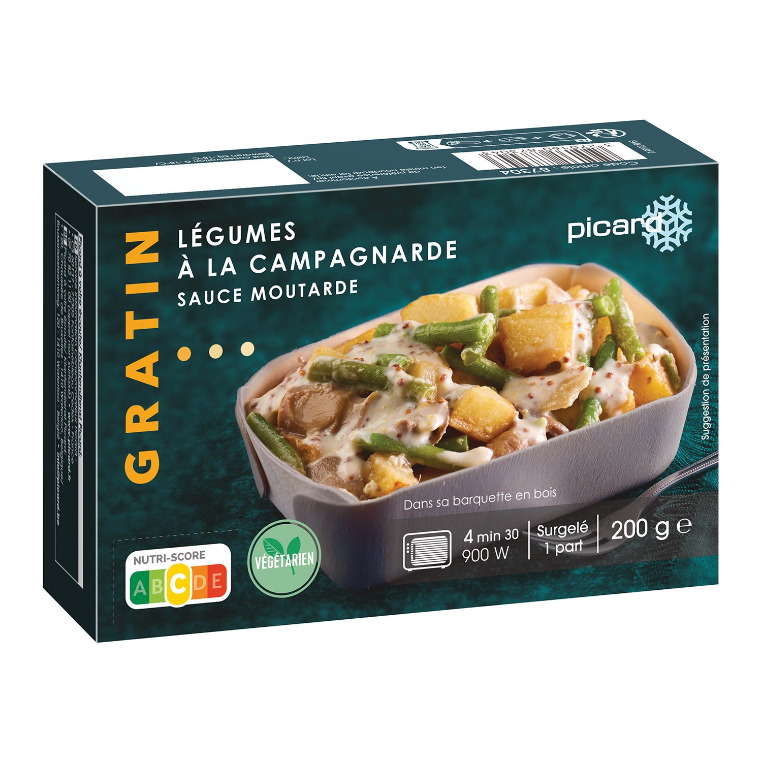 【ピカール公式】野菜のマスタードクリームソテー 冷凍 200g Légumes à la campagnarde, sauce ...