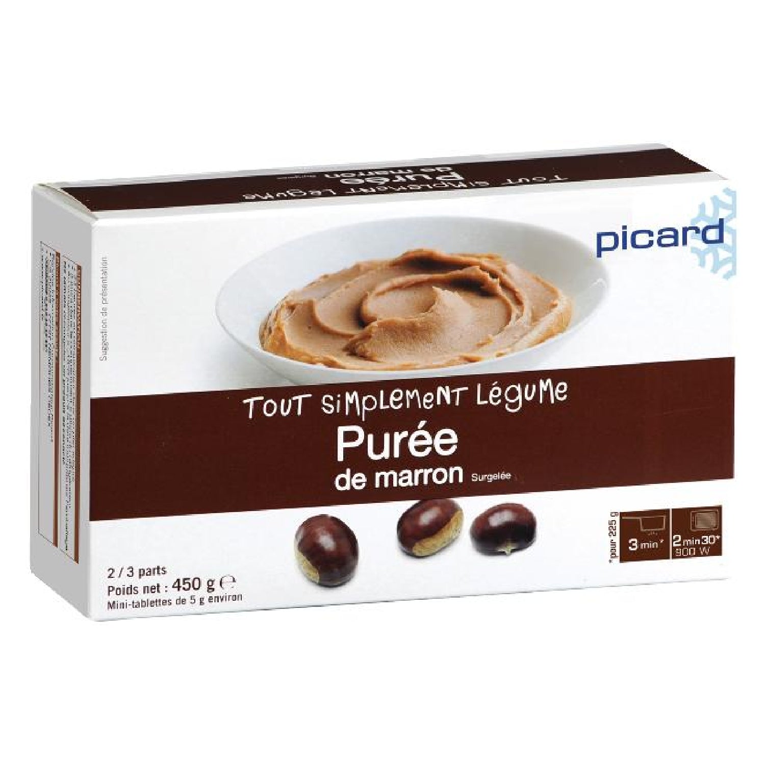 【ピカール公式】マロンピューレ 冷凍 450g Purée de marron – Picard(ピカール)冷凍食品 Online Shop